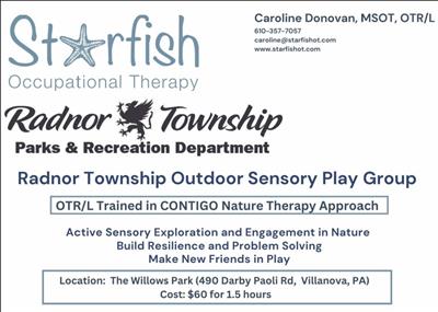 Radnor Township Parks & Recreation: Outdoor Sensory Play Group